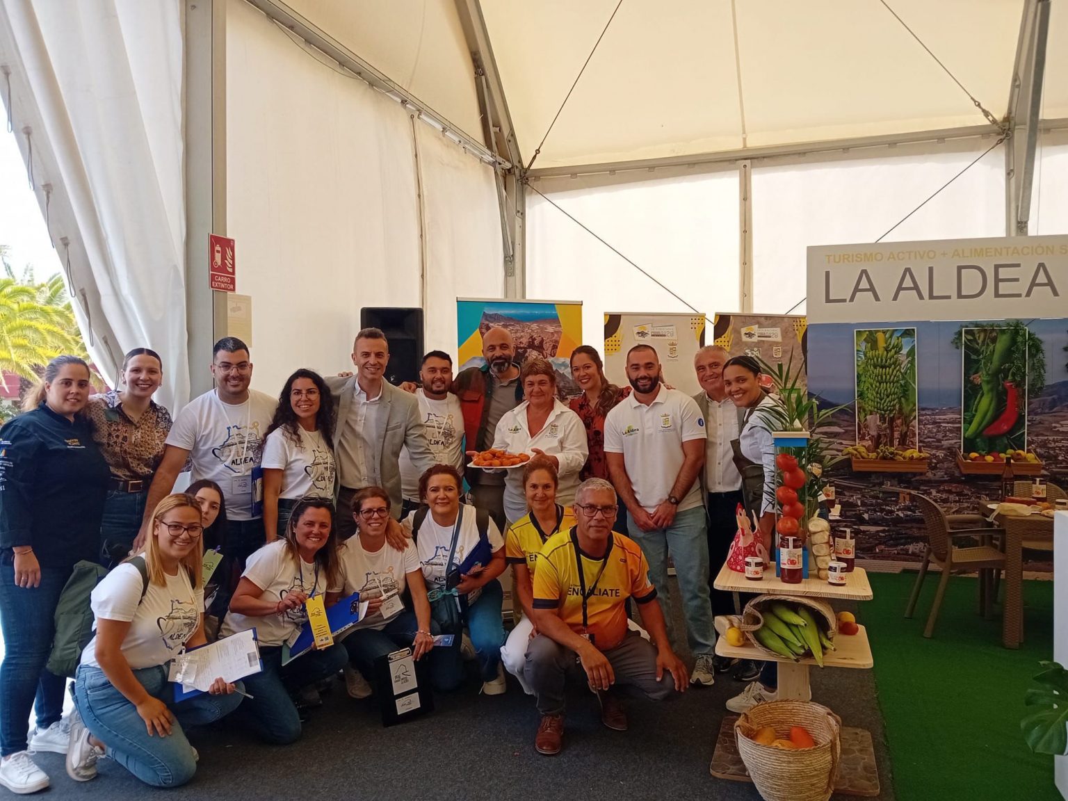 La Aldea de San Nicolás muestra la calidad de sus productos en la feria ...